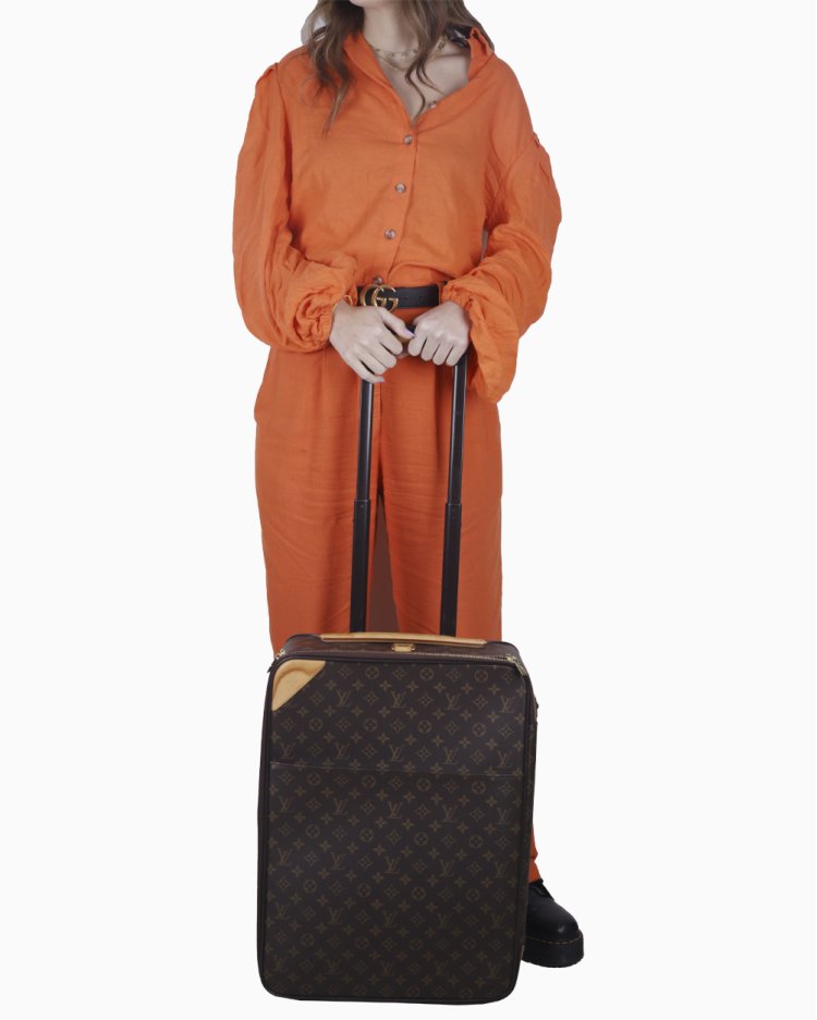 Mala Louis Vuitton Original Pégase 55 Monograma Feminina